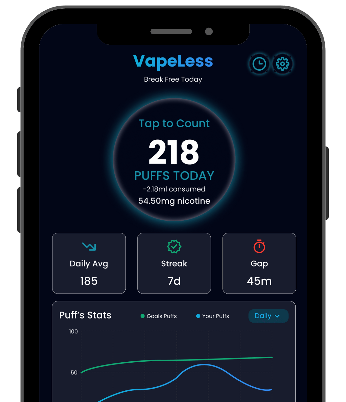The Best Quit Vaping App | VapeLess